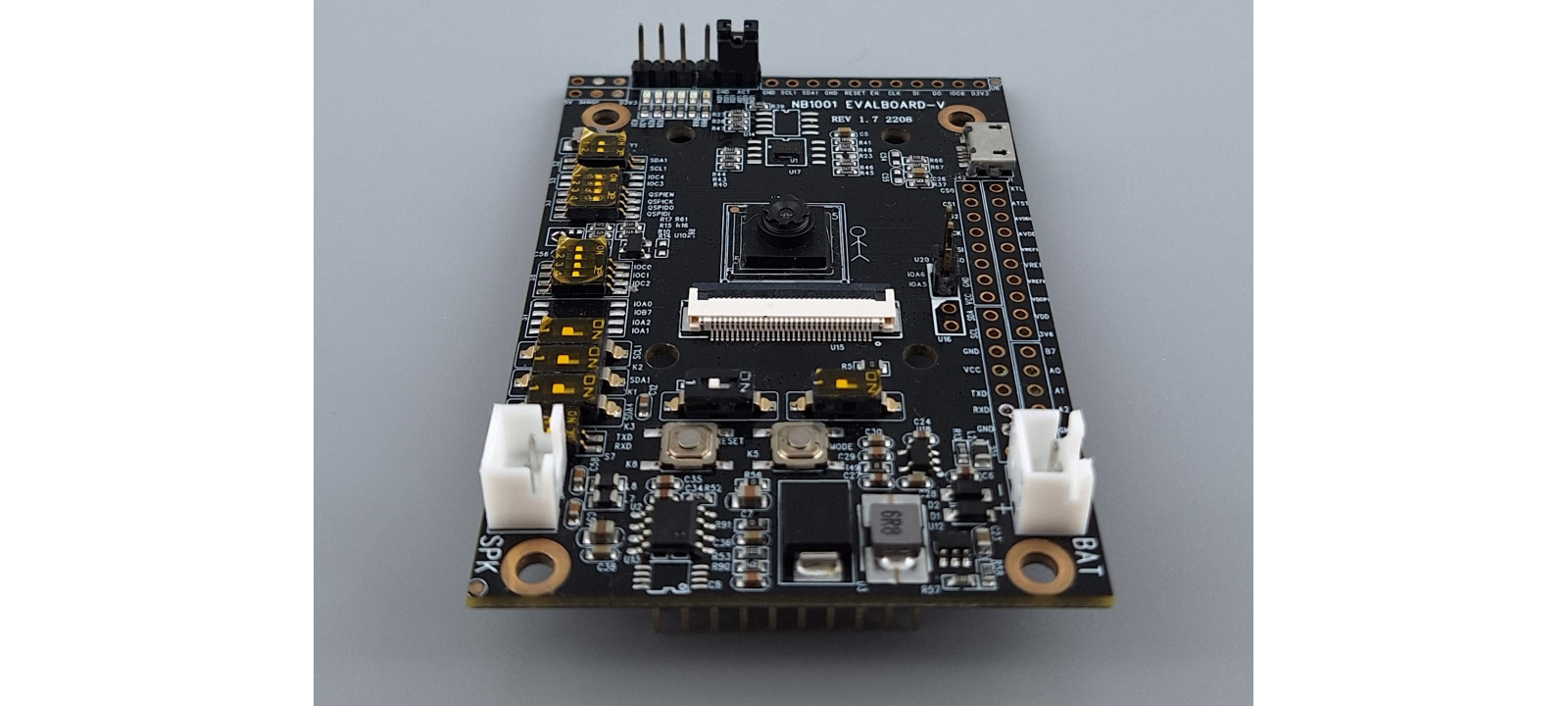 Monochrome AI camera module development board